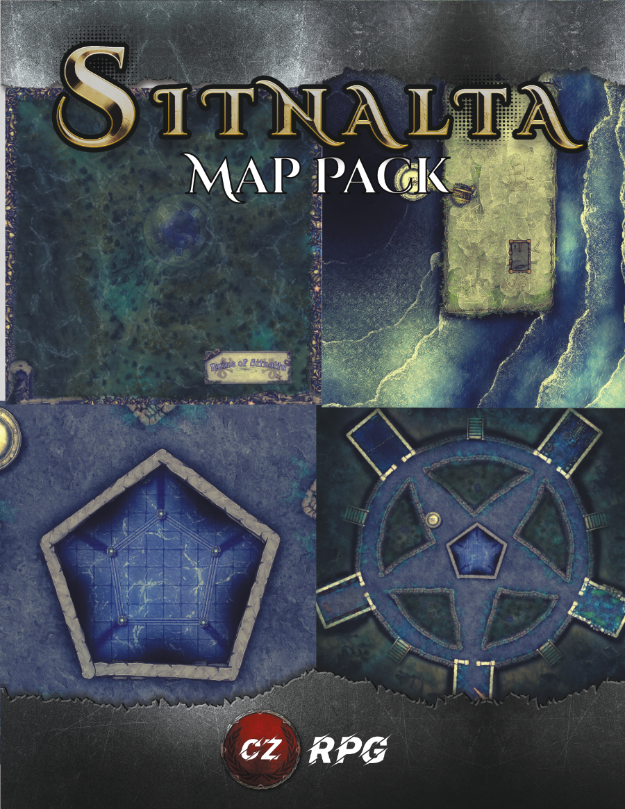 Sitnalta Map Pack - CZRPG | Battlemaps | DriveThruRPG
