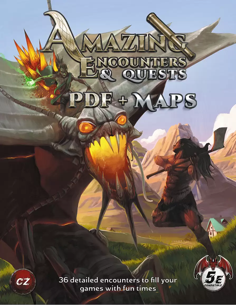 Amazing Encounters & Quests PDF + Maps [BUNDLE] - CZRPG | Battlemaps ...