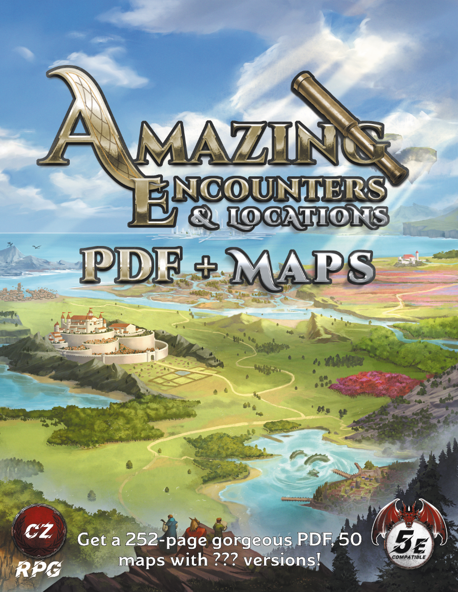 Amazing Encounters & Locations PDF + Maps [BUNDLE] - CZRPG | Battlemaps ...