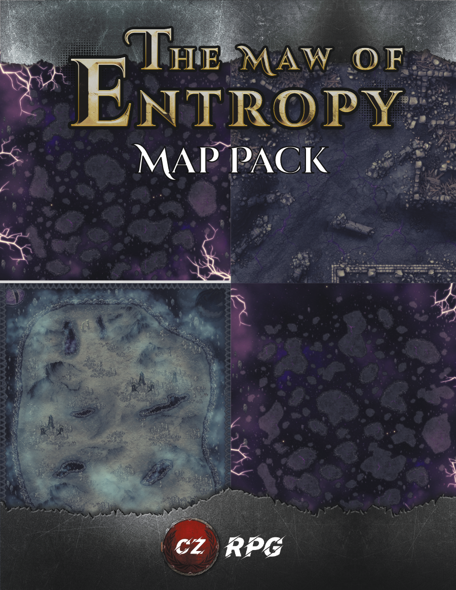 The Maw of Entropy Map Pack - CZRPG | Battlemaps | DriveThruRPG