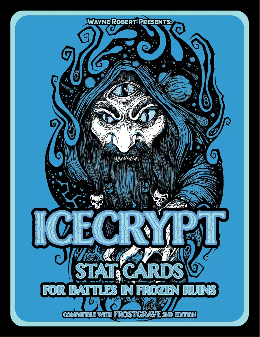 ICECRYPT: Stat Cards for Battles in Frozen Ruins - Ability Score Games | DriveThruRPG