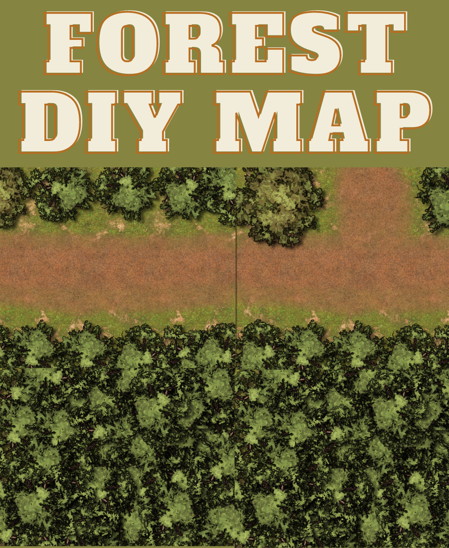 Forest DIY Map - LongitudeT | DriveThruRPG