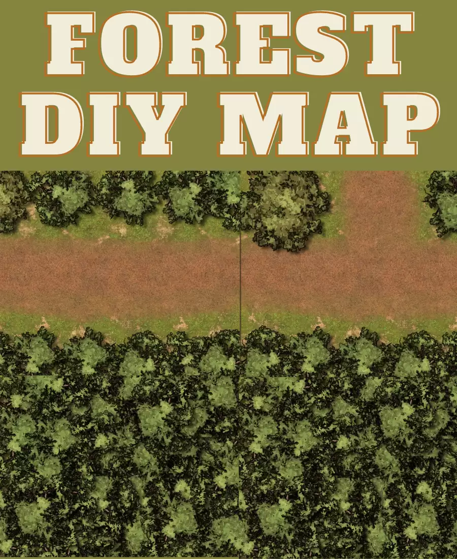 Forest DIY Map - LongitudeT | DriveThruRPG
