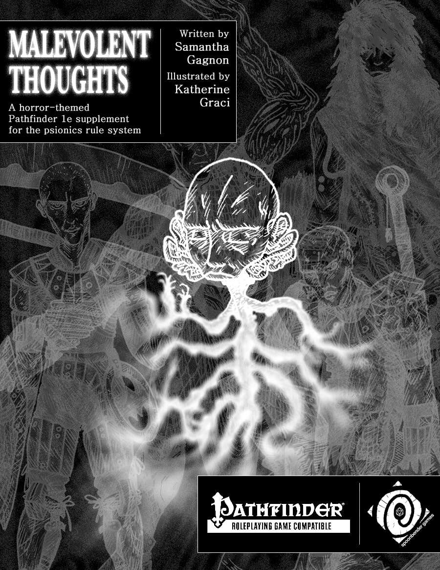 Malevolent Thoughts - Spoonbender Games | DriveThruRPG