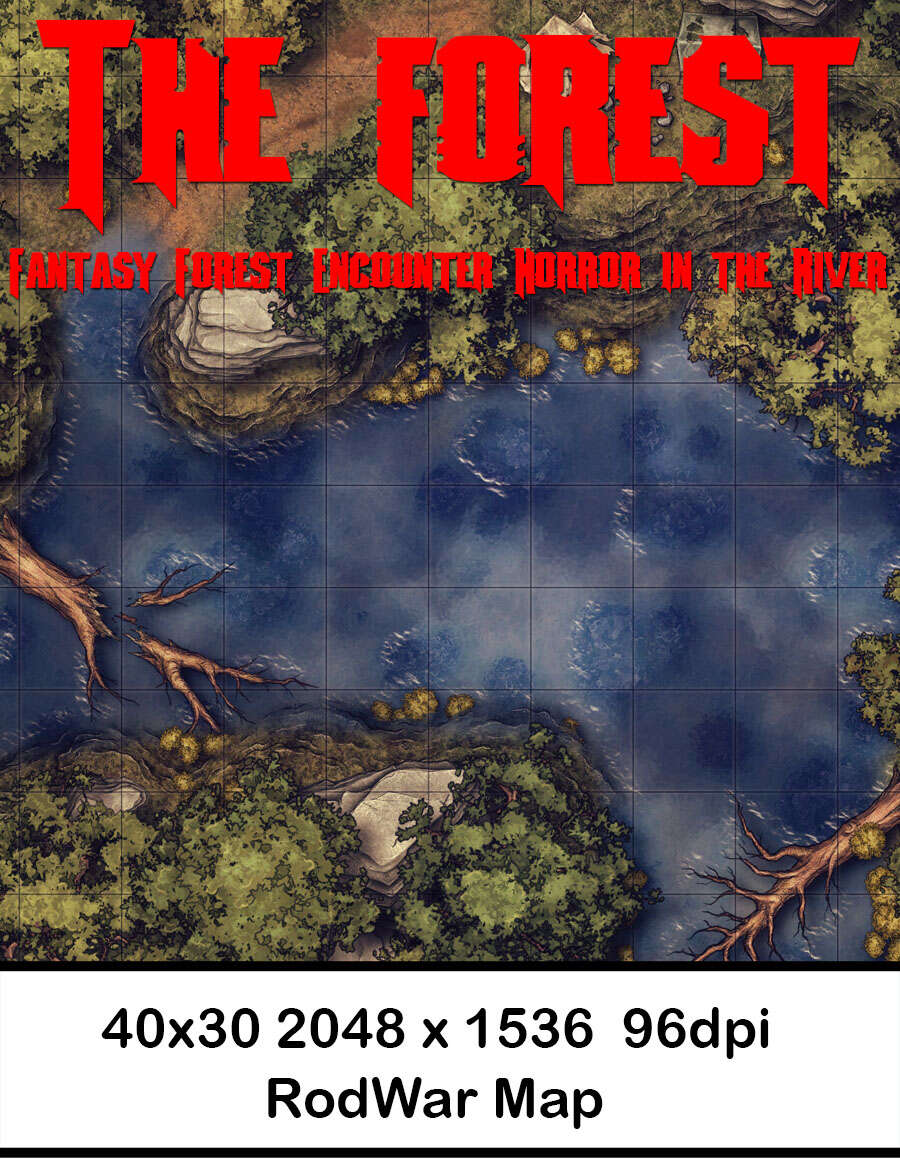 The Forest - Fantasy Forest Encounter Horror in the River - roddy chare ...