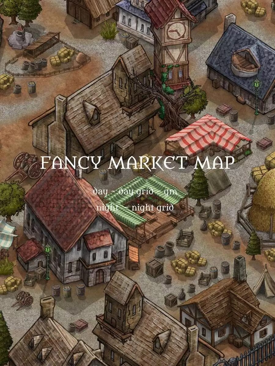 Fantasy Market Map - Aexetan | DriveThruRPG