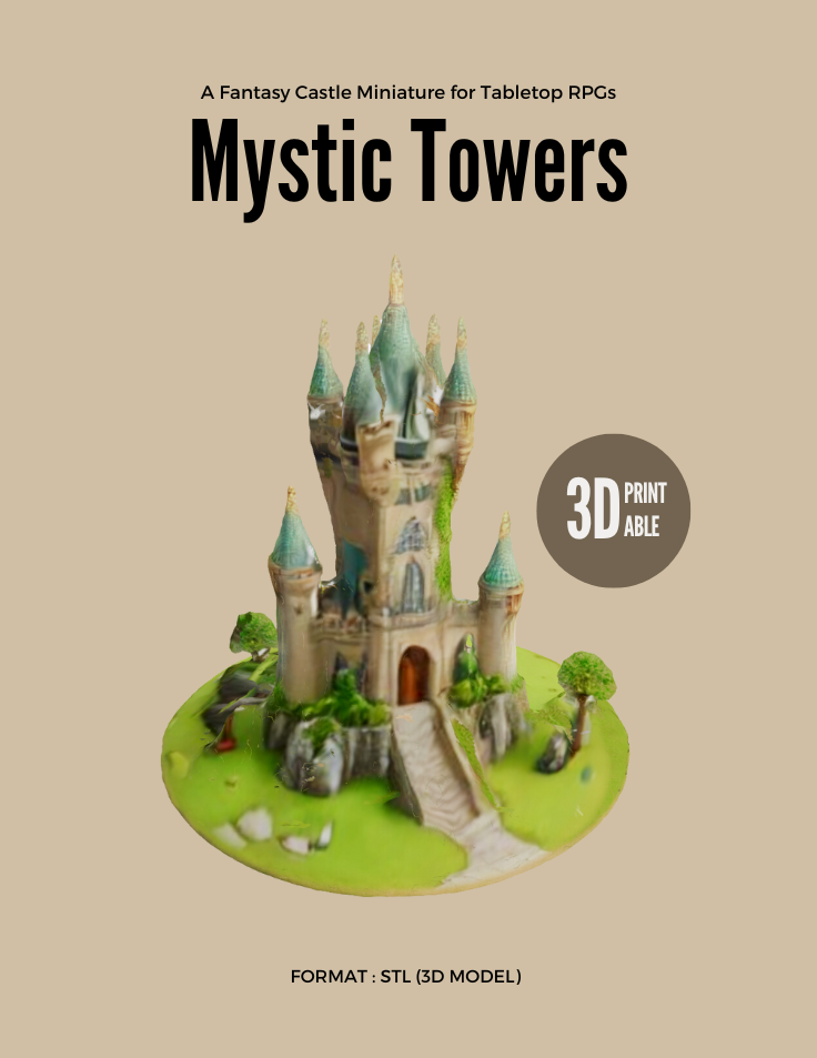 Mystic Towers : A Fantasy Castle Miniature for Tabletop RPGs - Aexetan ...