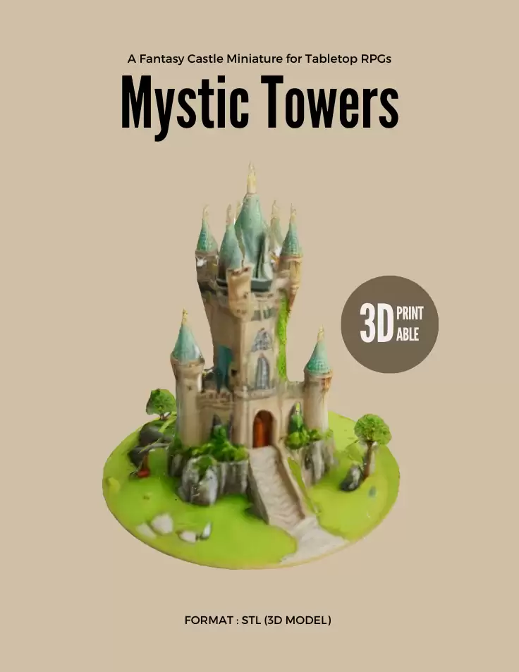 Mystic Towers : A Fantasy Castle Miniature for Tabletop RPGs - Aexetan ...