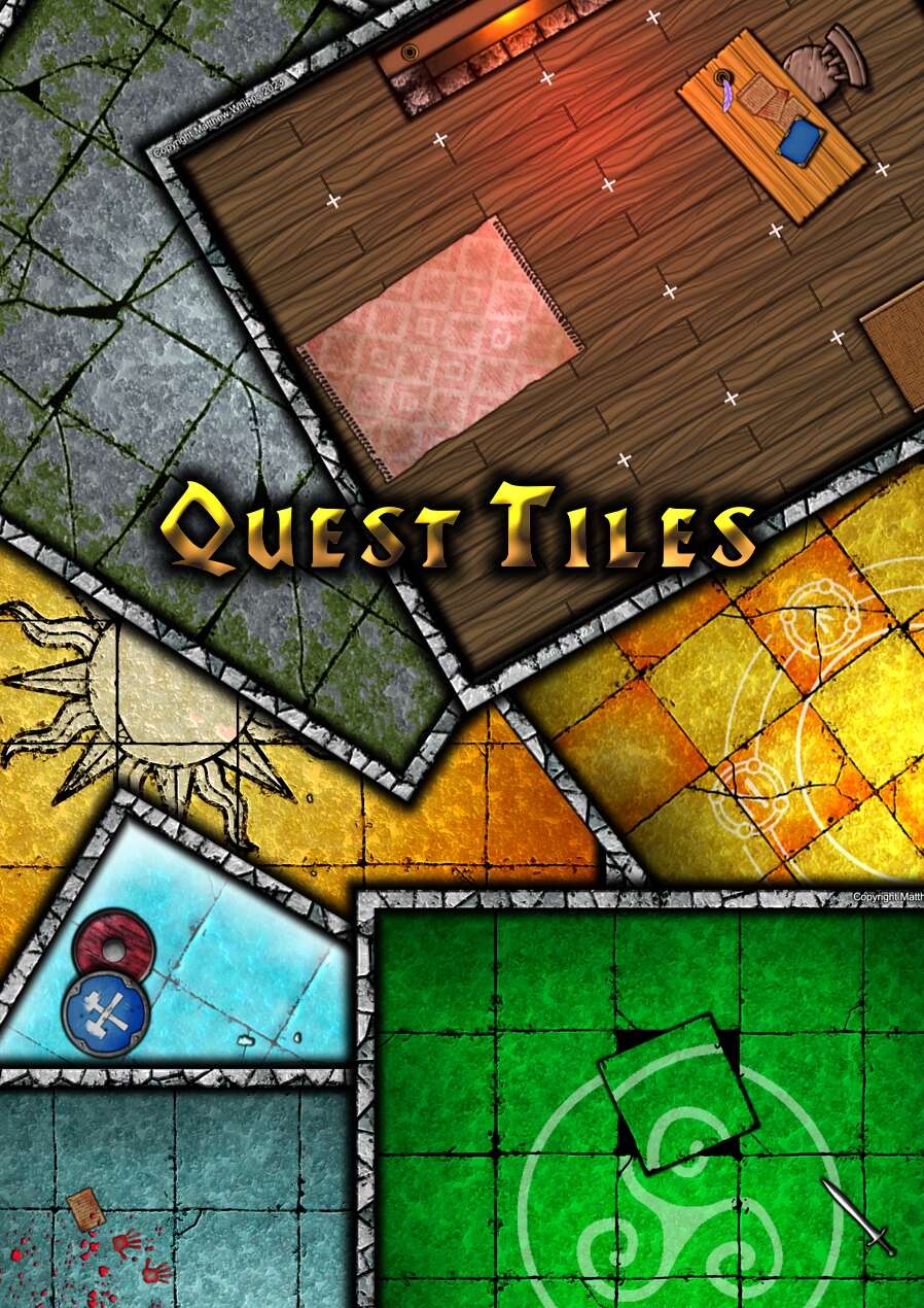 QUEST TILES 1 - Heroes of Qalanor | DriveThruRPG