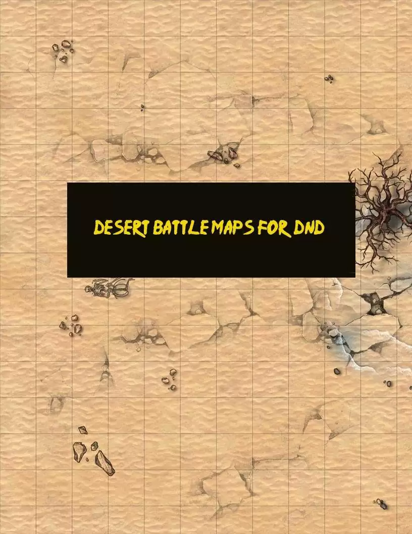 Desert Battle maps for dnd - NL | DriveThruRPG