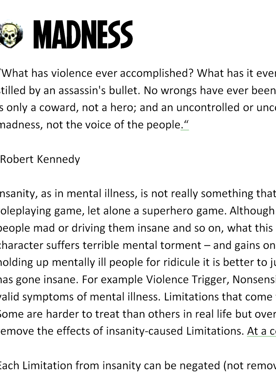 FASERIPopedia MADNESS - WHITEFRANK | FASERIP | DriveThruRPG