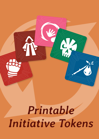 Printable Initiative Tokens for Troika! - Lazarus | Cards | DriveThruRPG