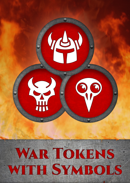 War Tokens with Symbols - Lazarus | War Fantasy Tokens | DriveThruRPG