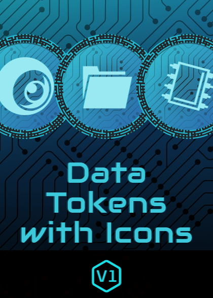 Data Tokens with Icons - V1 - Lazarus | Sci-Fi VTT tools | DriveThruRPG