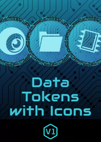 Data Tokens with Icons - V1 - Lazarus | Sci-Fi VTT tools | DriveThruRPG