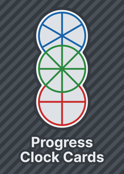 Progress Clock Cards - Lazarus | Cards | DriveThruRPG