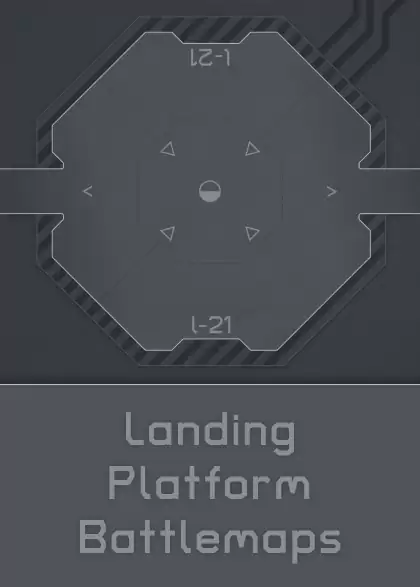 Landing Platform Battlemaps (VTT) - Lazarus | Sci-Fi VTT tools ...