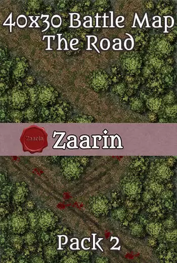 40x30 Fantasy Battle Map - The Road Pack 2 - Zaarin | DriveThruRPG