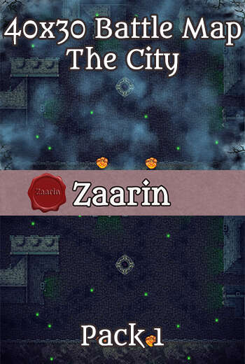 40x30 Fantasy Battle Map - The City Pack 1 - Zaarin | DriveThruRPG