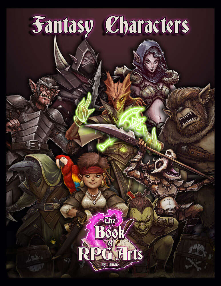The Book of RPG Arts - Fantasy Characters - Dio Mahesa | DriveThruRPG