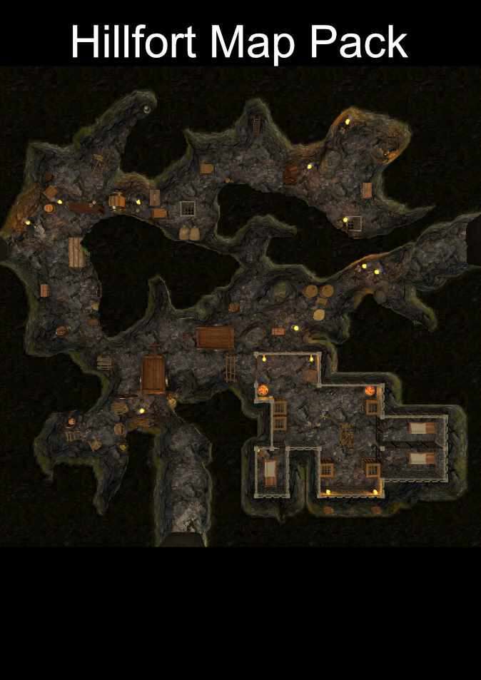 Hillfort Map Pack - Sveltheim Chronicler | DriveThruRPG