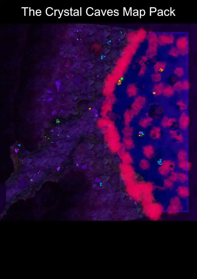 Crystal Caves Map Pack - Sveltheim Chronicler | DriveThruRPG