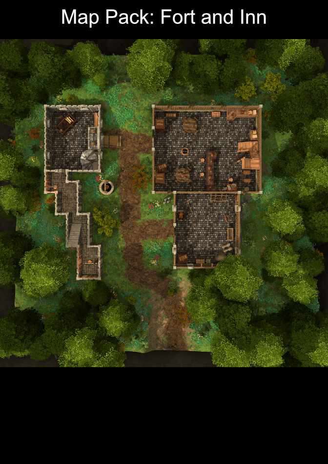 Fort and Inn Map Pack - Sveltheim Chronicler | DriveThruRPG