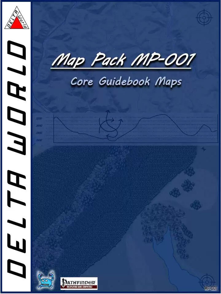 Delta World Map Pack MP-001: Core Guidebook Maps - Blue Crab Party, L.L ...