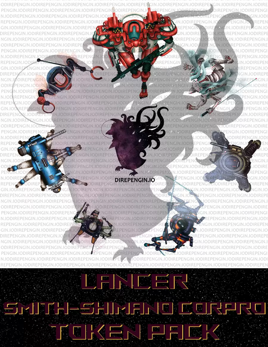 Lancer SSC Frame Token Pack - DirePengin | DriveThruRPG