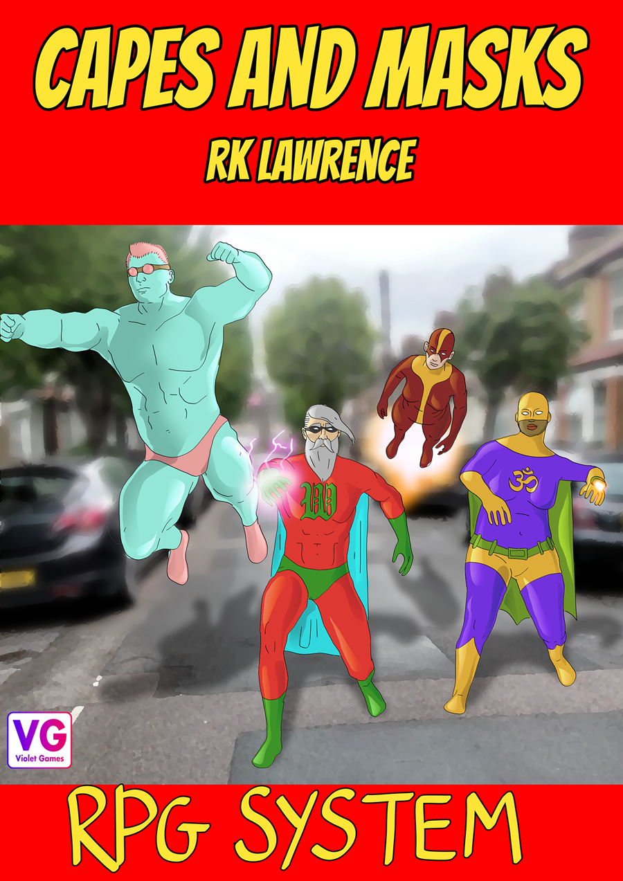 Capes & Masks RPG System - VioletGames | DriveThruRPG