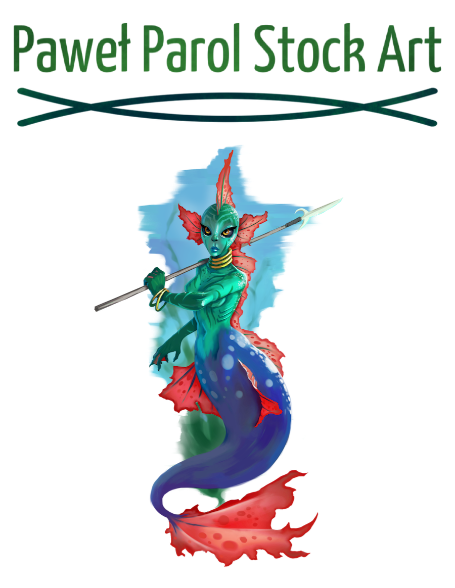 Mermaid - RPG Stock Art - Paweł Parol Stock Art | DriveThruRPG