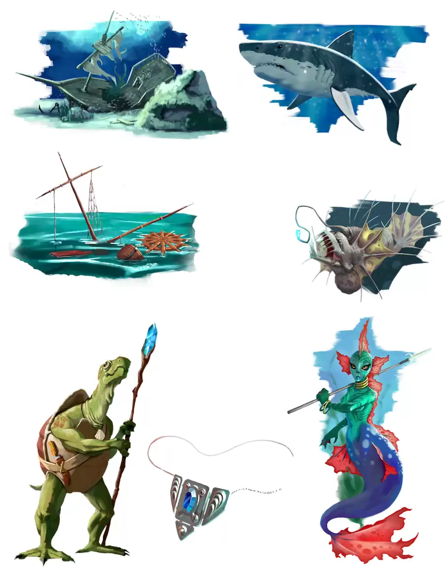 Nautical Bundle - RPG Stock Art - Paweł Parol Stock Art | DriveThruRPG