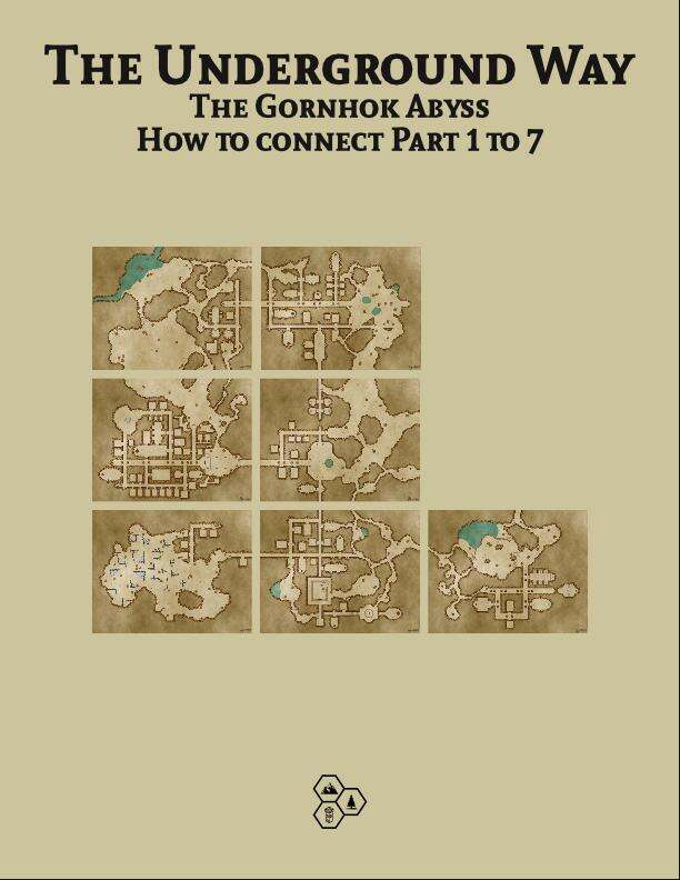 The Underground Way [BUNDLE] - Le Paysagiste de l'Imaginaire | Dungeon Maps | DriveThruRPG