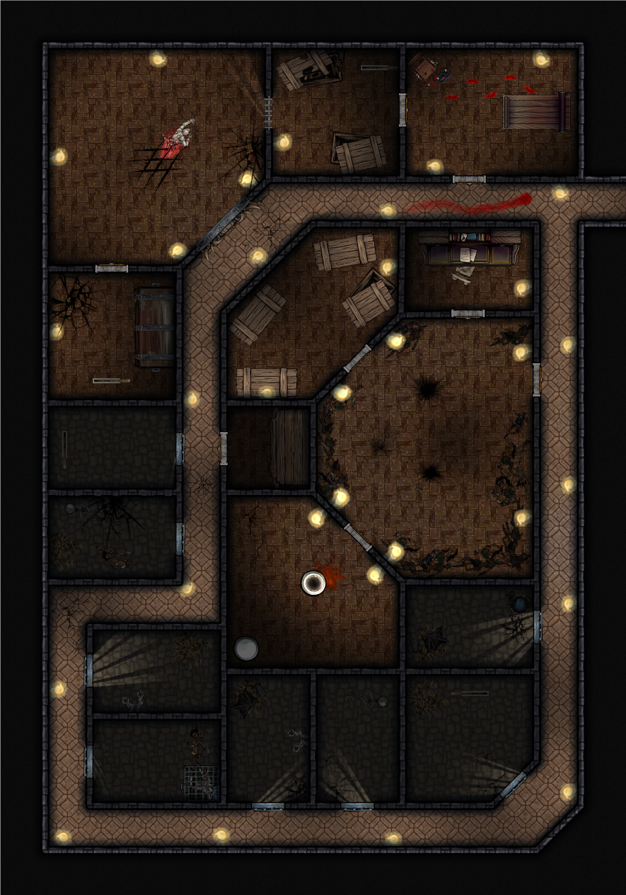 Fiendish Dungeon - Badass Battlemaps | DriveThruRPG