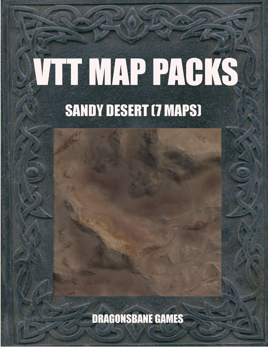 VTT Battlemaps - Map Pack 3: Sandy Deserts - Dragonsbane777 | DriveThruRPG