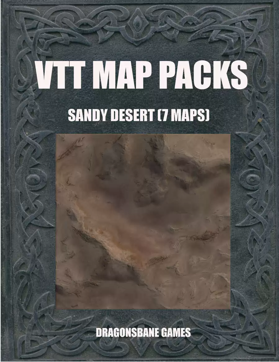 VTT Battlemaps - Map Pack 3: Sandy Deserts - Dragonsbane777 | DriveThruRPG