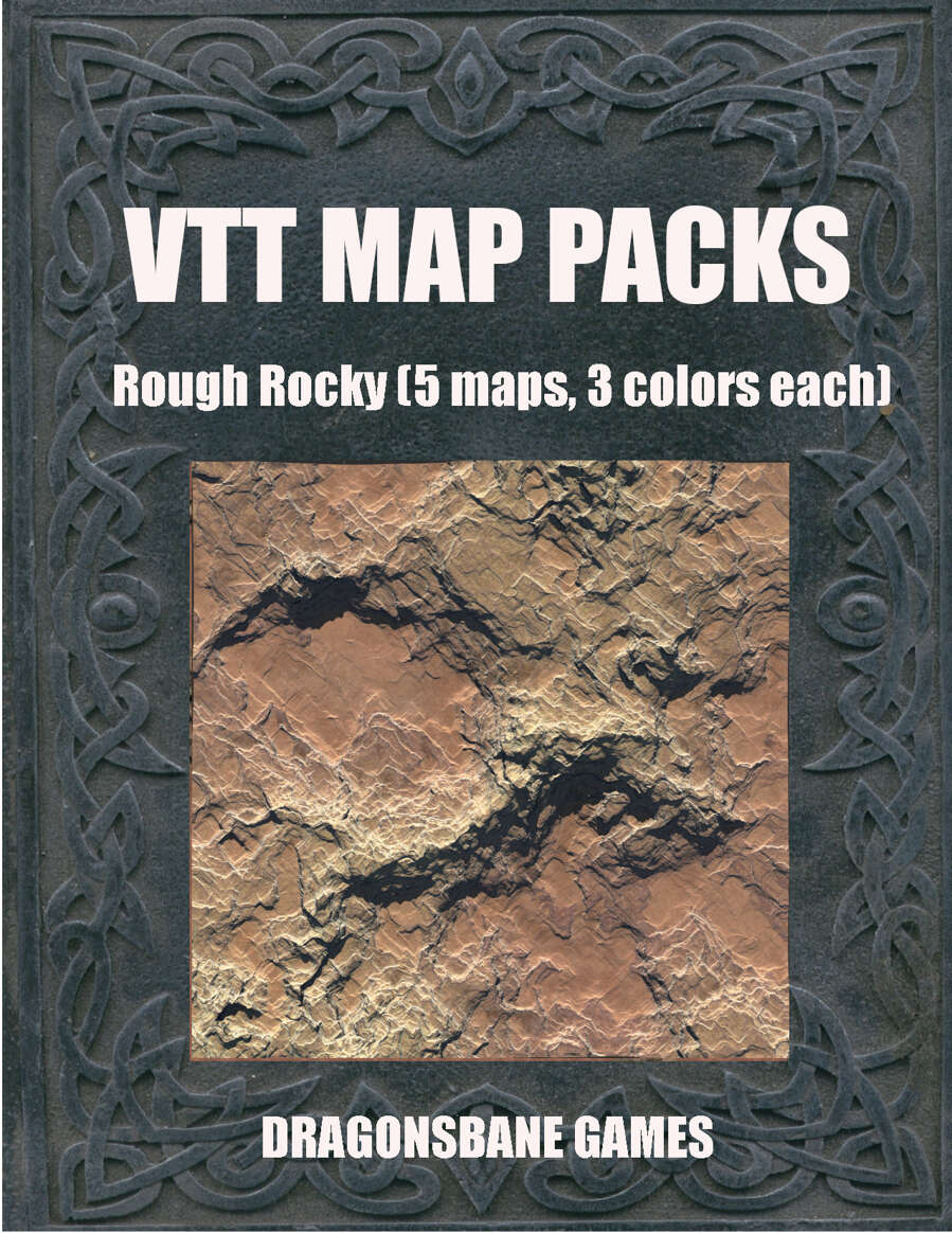 VTT Battlemaps - Map Pack 4: Rocky Rough Terrain - Dragonsbane777 ...