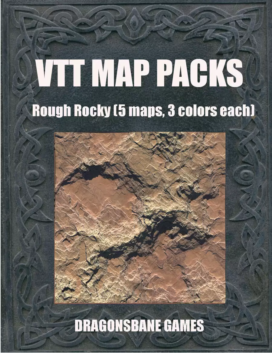 VTT Battlemaps - Map Pack 4: Rocky Rough Terrain - Dragonsbane777 ...