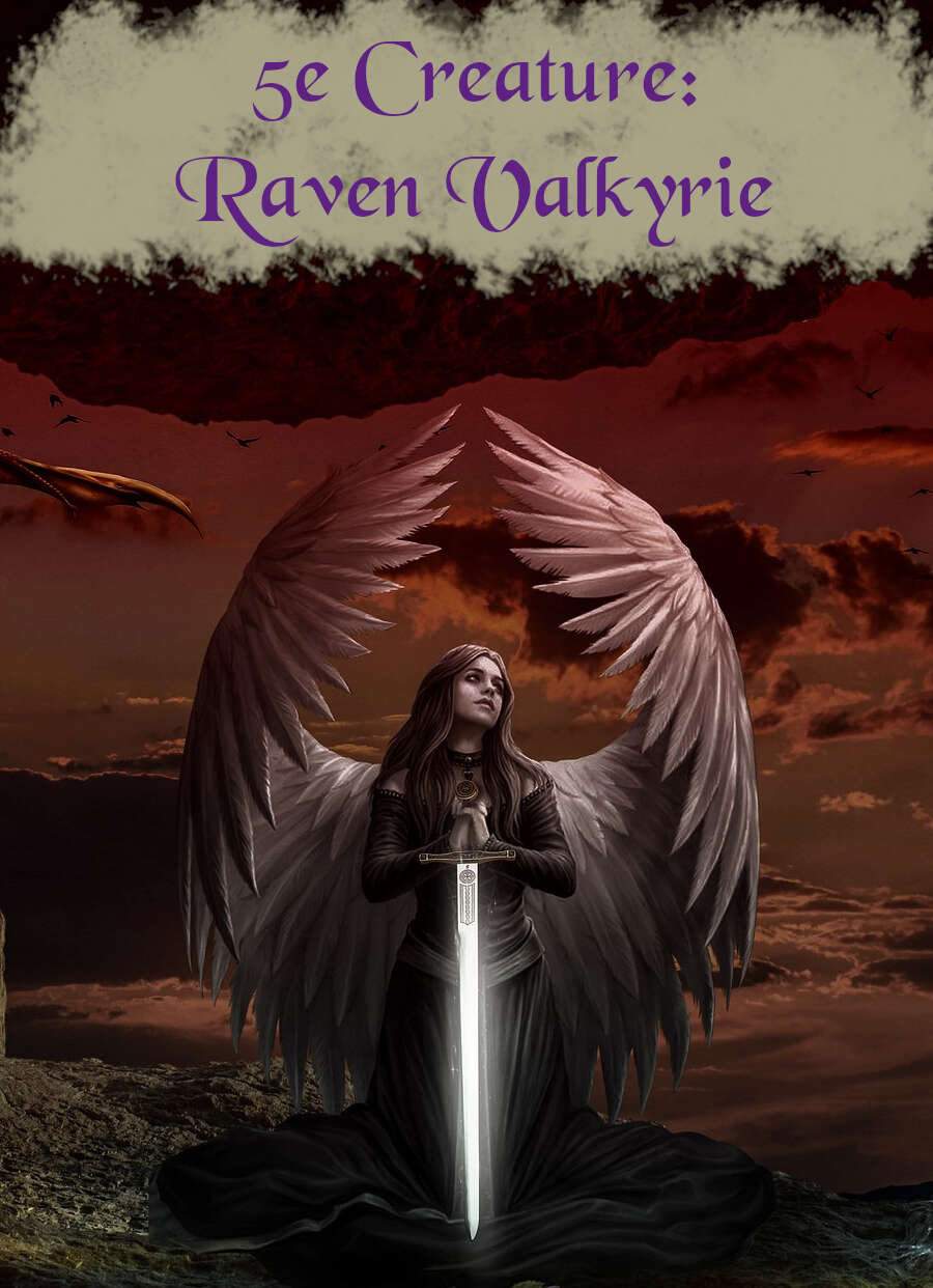 Creature - Raven Valkyrie - Cephas Games | DriveThruRPG