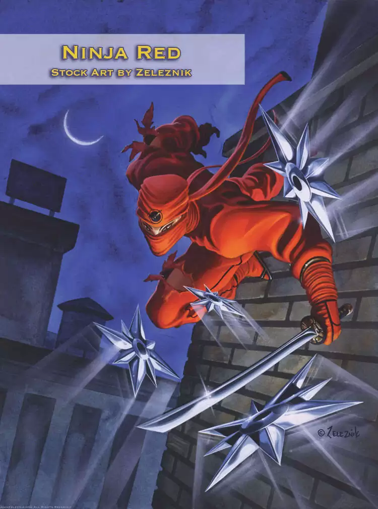 Ninja Red - Zeleznik | DriveThruRPG