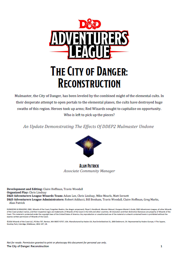 City Guide: Mulmaster - D&D Adventurers League | Dungeon Masters Guild ...