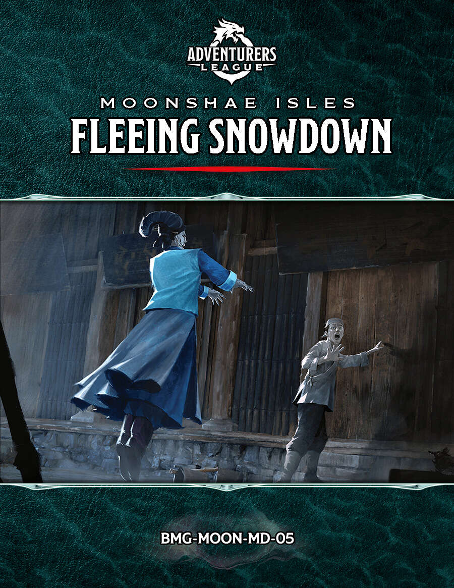BMG-MOON-MD-05 Fleeing Snowdown - D&D Adventurers League | DriveThruRPG