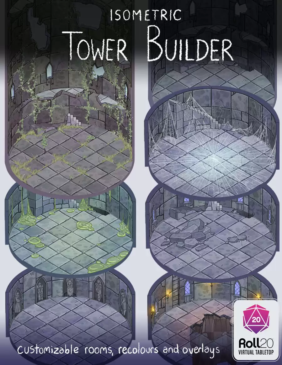Isometric Tower Builder - November Rush | DriveThruRPG