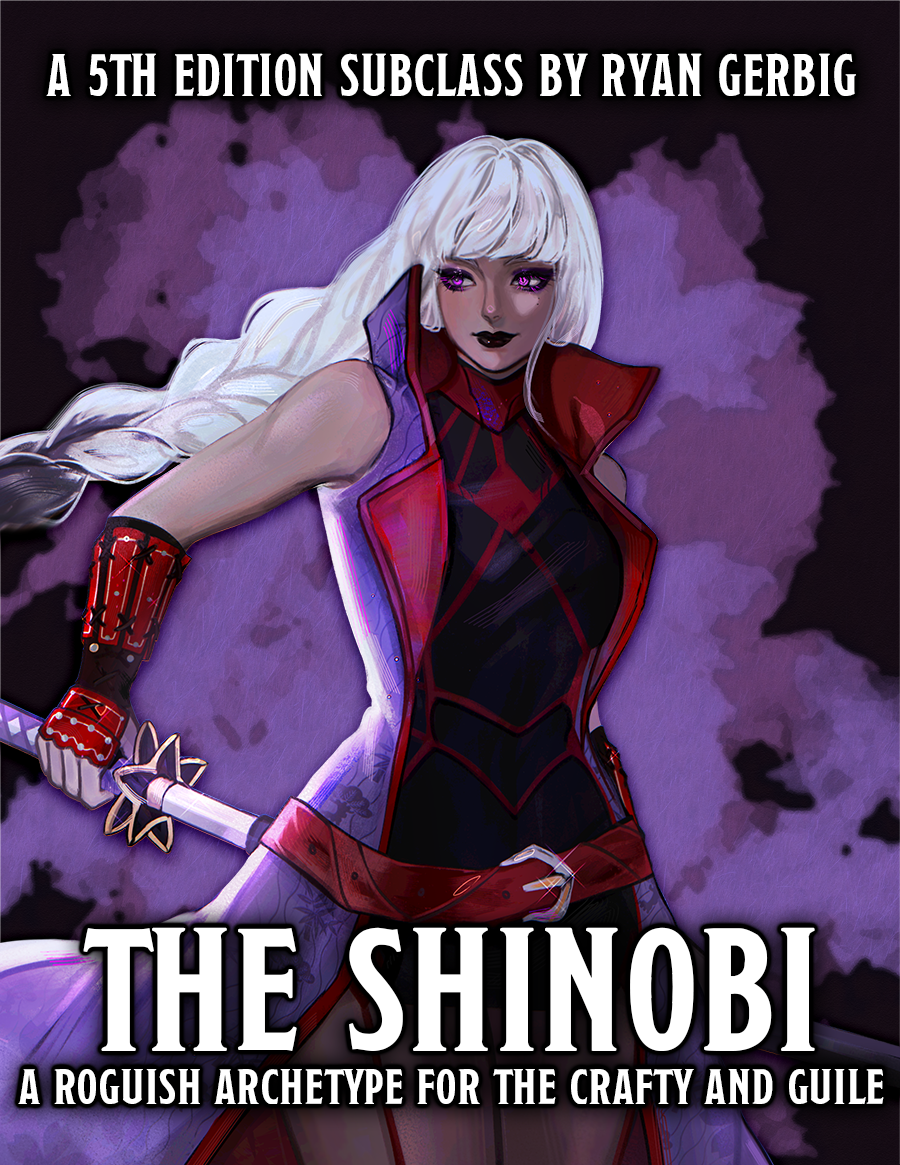 Rogue: The Shinobi (5e Subclass) - ShadeSide Entertainment | DriveThruRPG