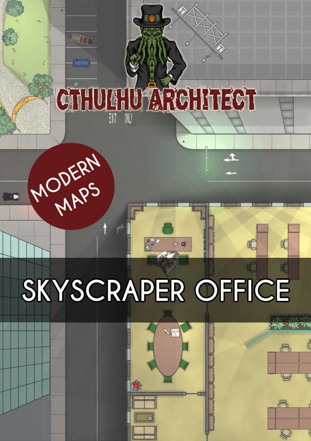 Cthulhu Architect Maps - Skyscraper Office - 44 x 28 - Cthulhu ...