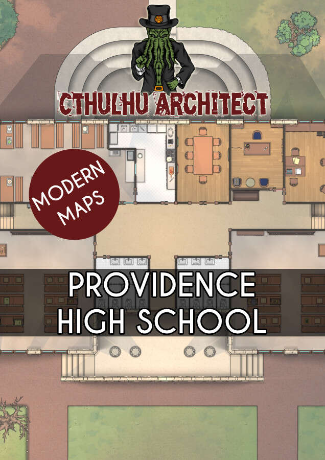 Cthulhu Architect Maps - Providence High School – 34 x 34 - Cthulhu ...