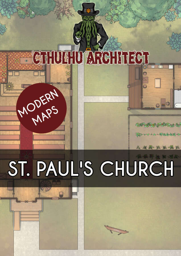 Cthulhu Architect Maps - St. Paul's Church – 40 x 40 - Cthulhu ...