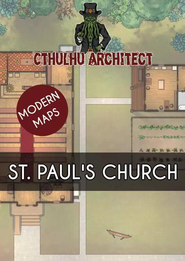 Cthulhu Architect Maps - St. Paul's Church – 40 x 40 - Cthulhu ...