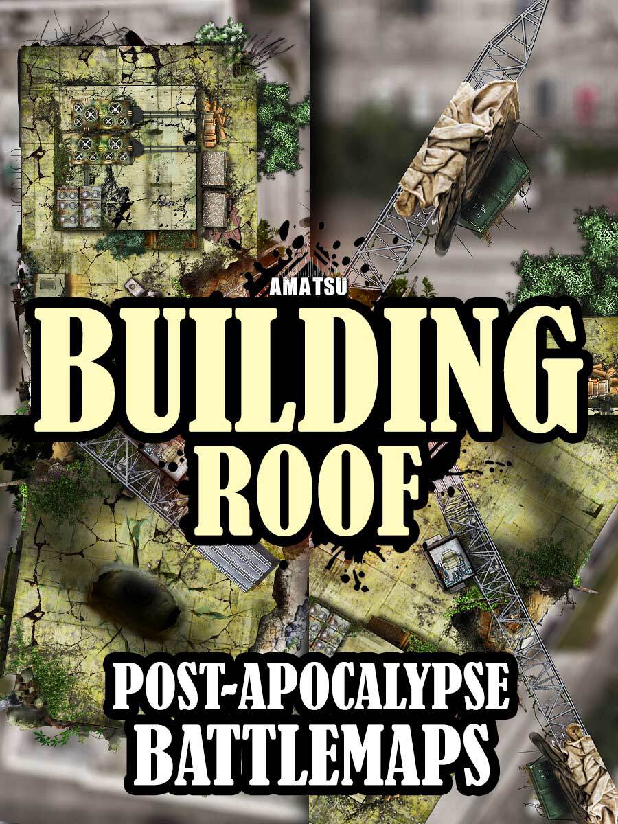 Building Roof battle map ☢️ Post-apocalyptic modern Rooftop - Amatsu ...