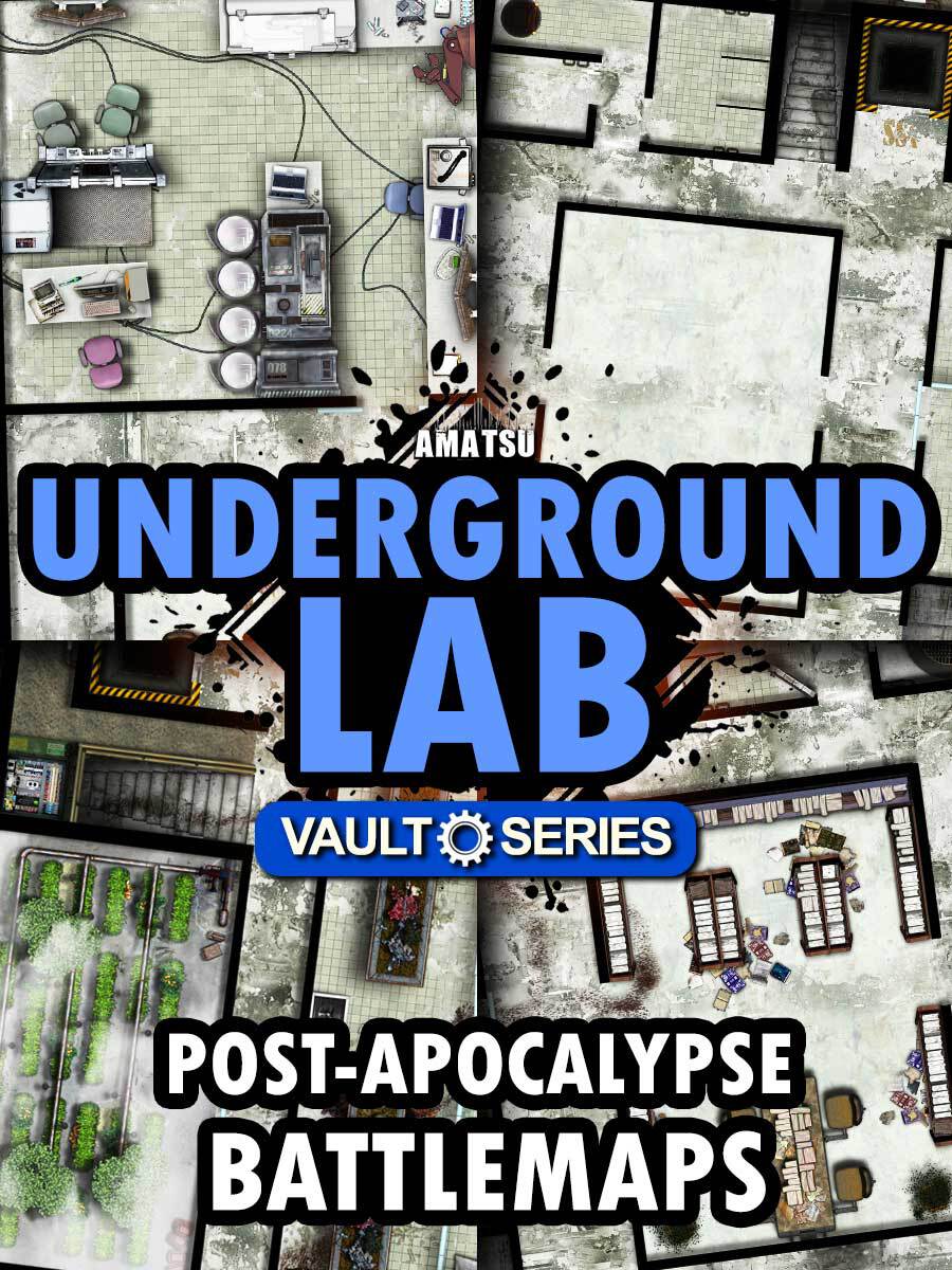 Secret Research Laboratory Battlemap ☣️ vault encounter map - Amatsu ...